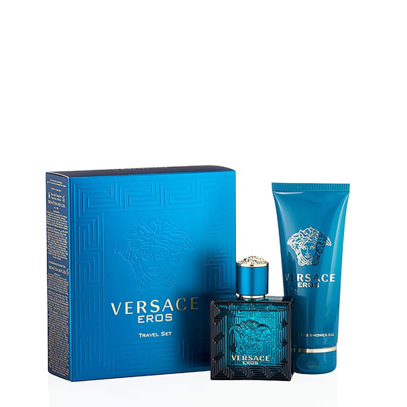 Perfume Versace Eros Edt 100ml + Shower Gel 100ml